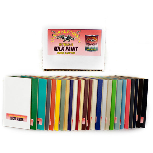 Buy General Finishes Water Based Milk Paint Color Samples (Chip Box) at ...